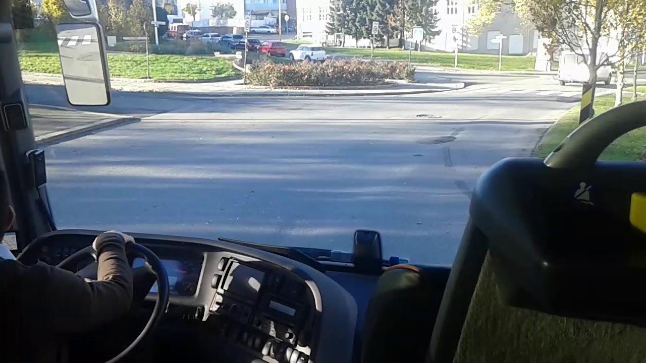 Volvo 9500 Euro 6 | Linje R20 Buss for Tog | Ut av Sarpsborg stasjon ...