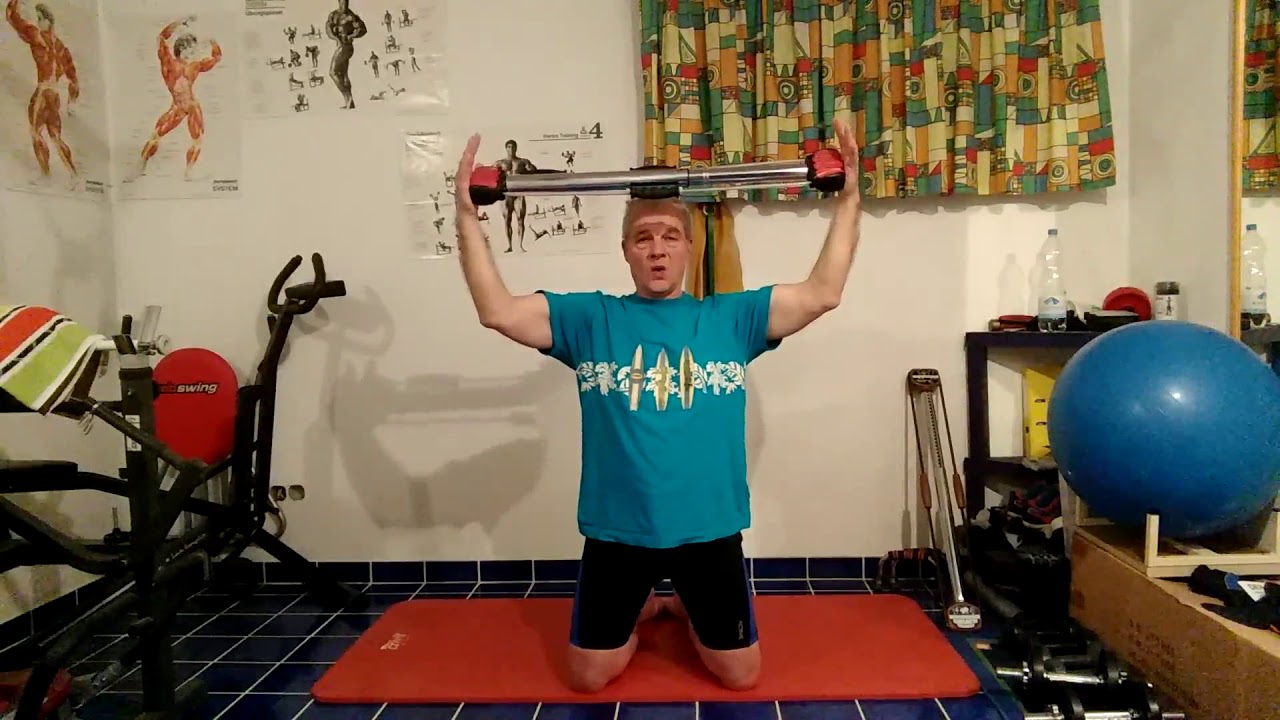 Bullworker Bow Classic "transformation" workout A / week 2 - YouTube