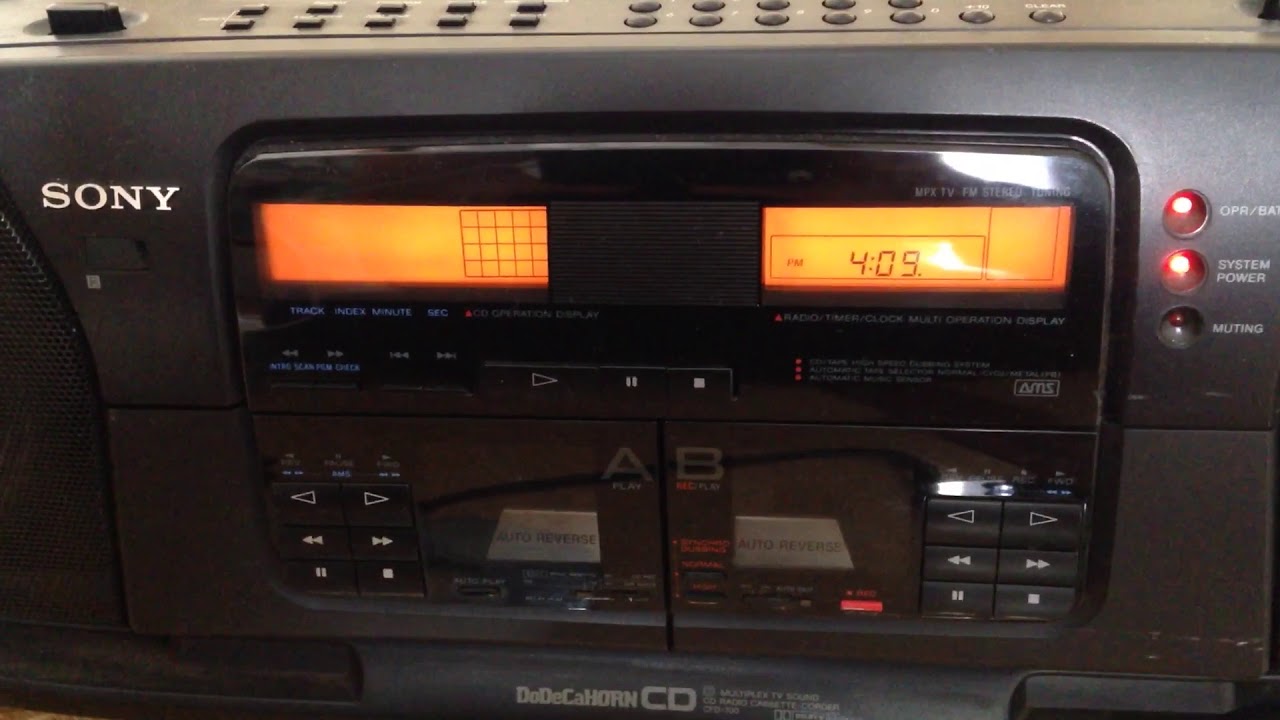 SONY CFD-700 - YouTube
