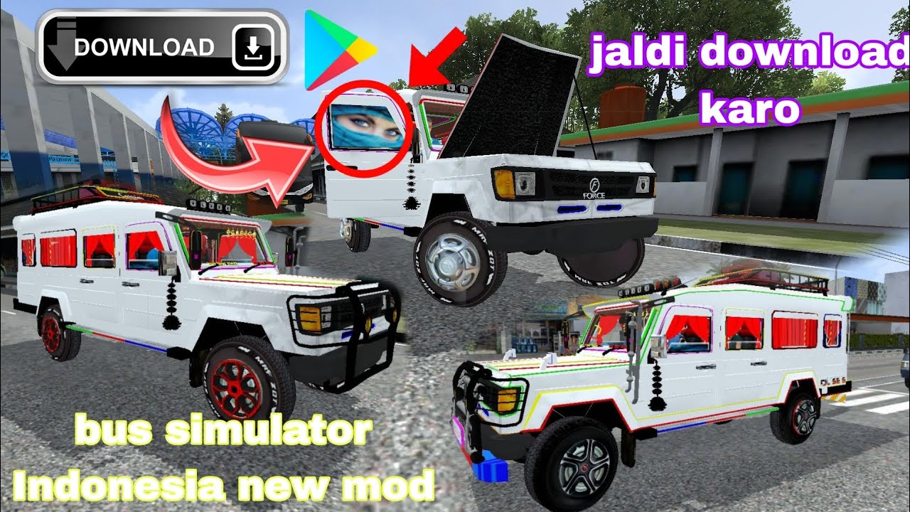 MODIFIED FORCE TOO FAN TRAX // MODRELEASED FOR BUSSID FORCE TOOFAN ...