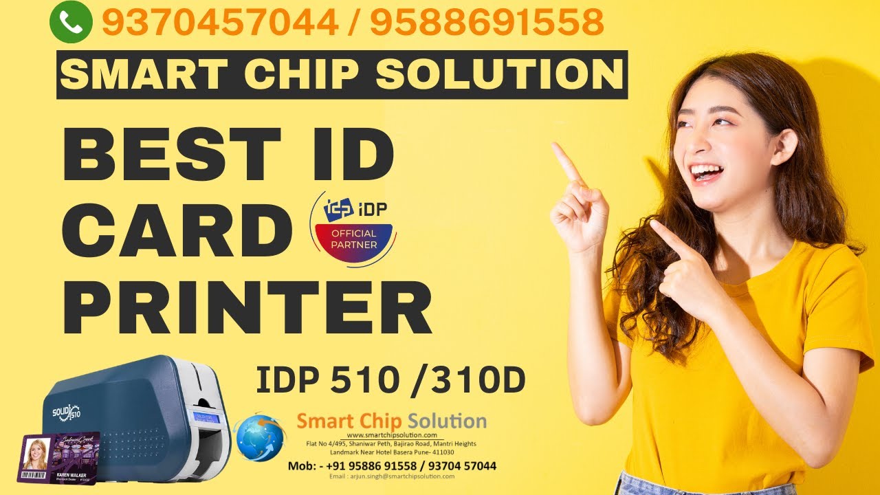 NEW Version of ID Card Printer SOLID 510 Duplex By Smart Chip , Call ...