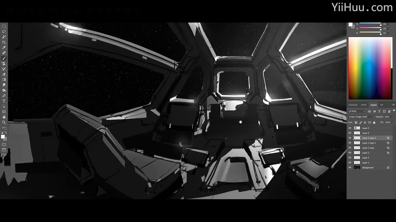 360/VR Panoramic Painting - YouTube