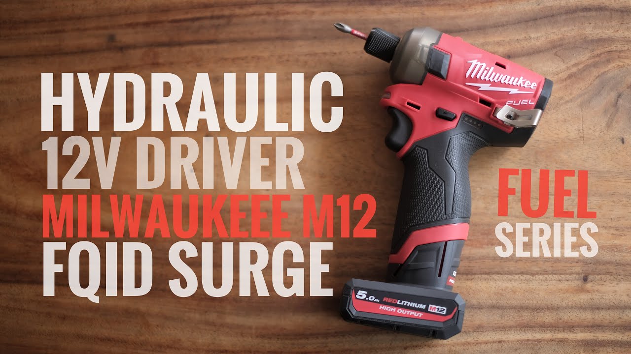 ไขควงไฮดรอลิค Milwaukee M12 FQID Surge - YouTube