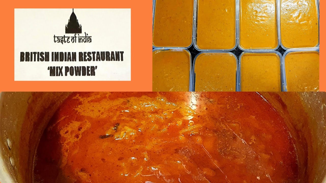 British Indian Restaurant & Takeaway BASE GRAVY using Taste of India ...