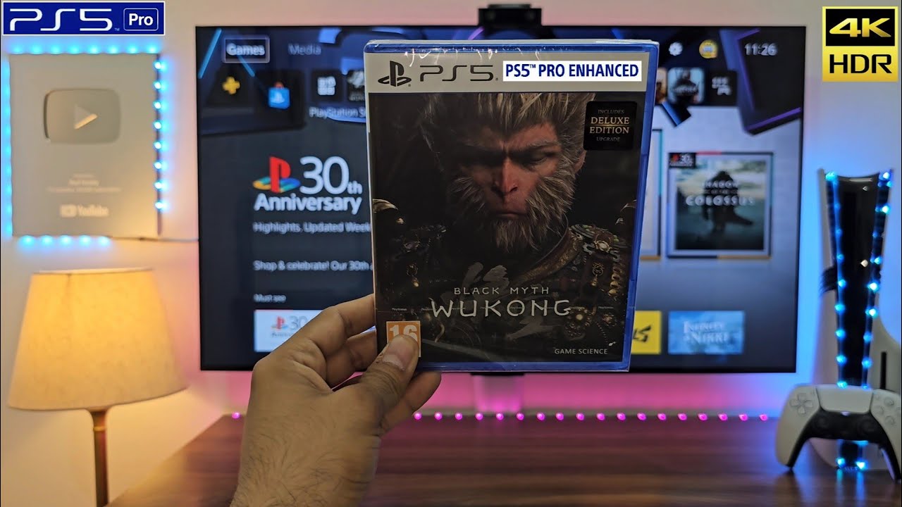 Black Myth Wukong Disc Edition (Unboxing + Gameplay) PS5 PRO 4K HDR ...