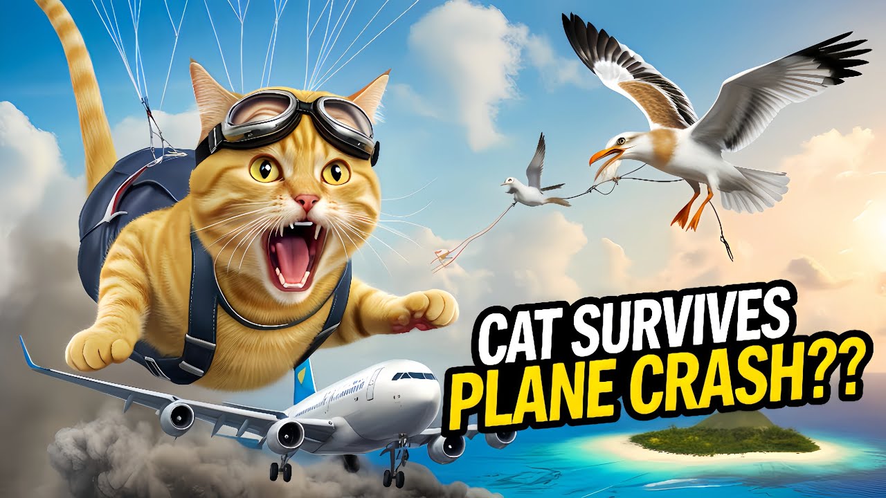 Cartoon Meow Meow Ai Cat Story | Hilarious Yellow Cat Survivies ...