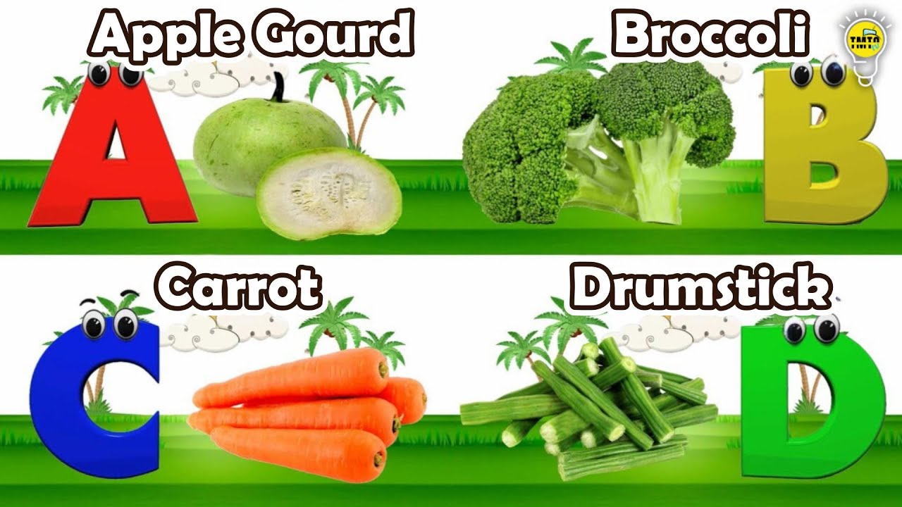 Vegetables ABC Song | Vegetables Alphabet Song | Phonics for Kids ...