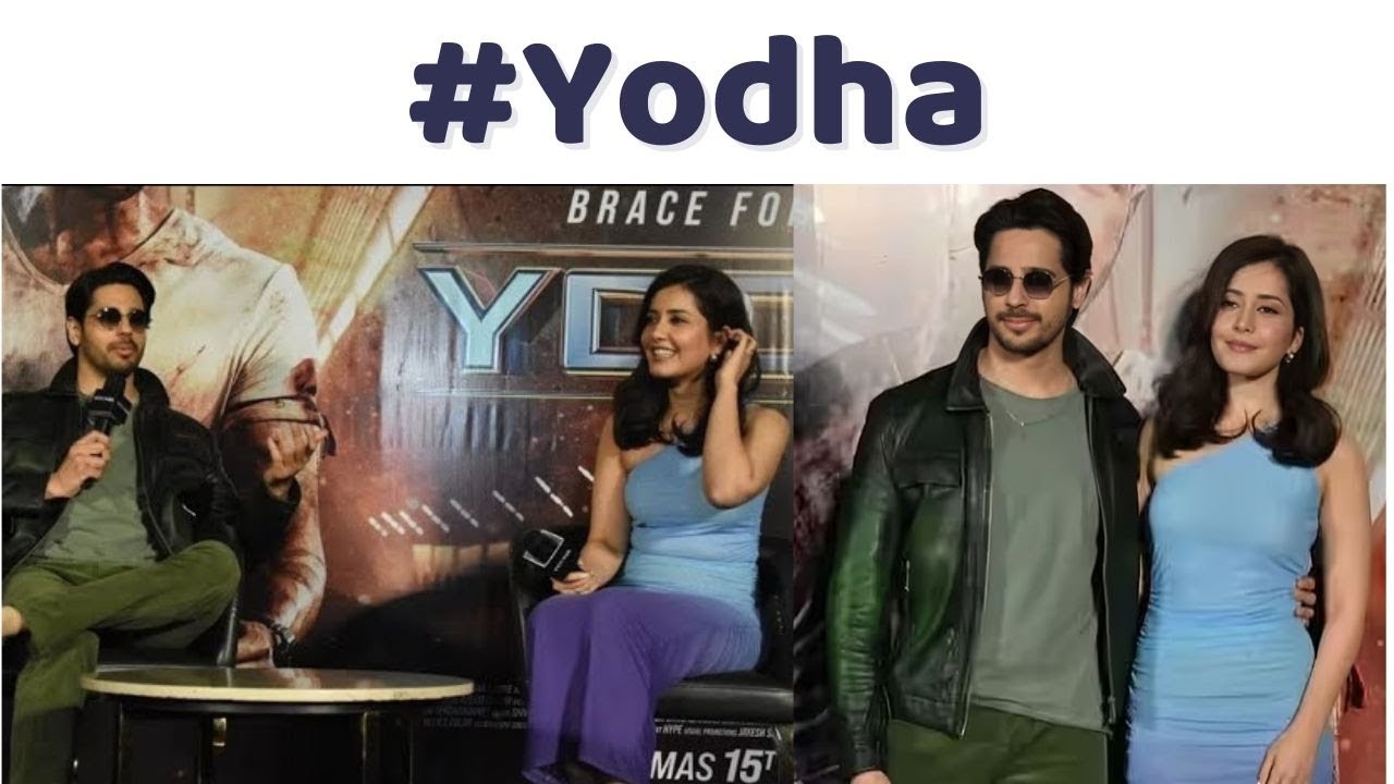 Yodha: Sidharth Malhotra, Raashii Khanna & Disha Patani interact with ...