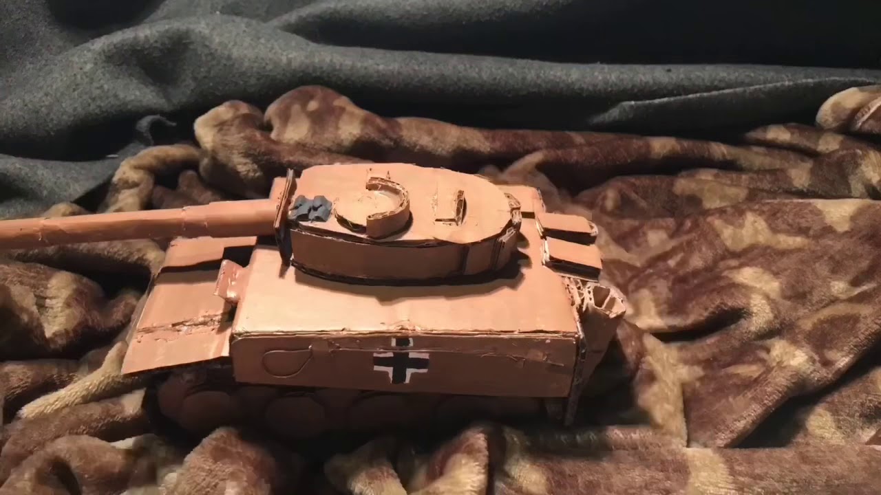 How To| Tiger I |Cardboard - YouTube