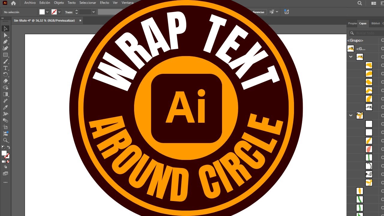 How To Wrap Text Around A Circle In Illustrator 2026 (Very Easy) - YouTube