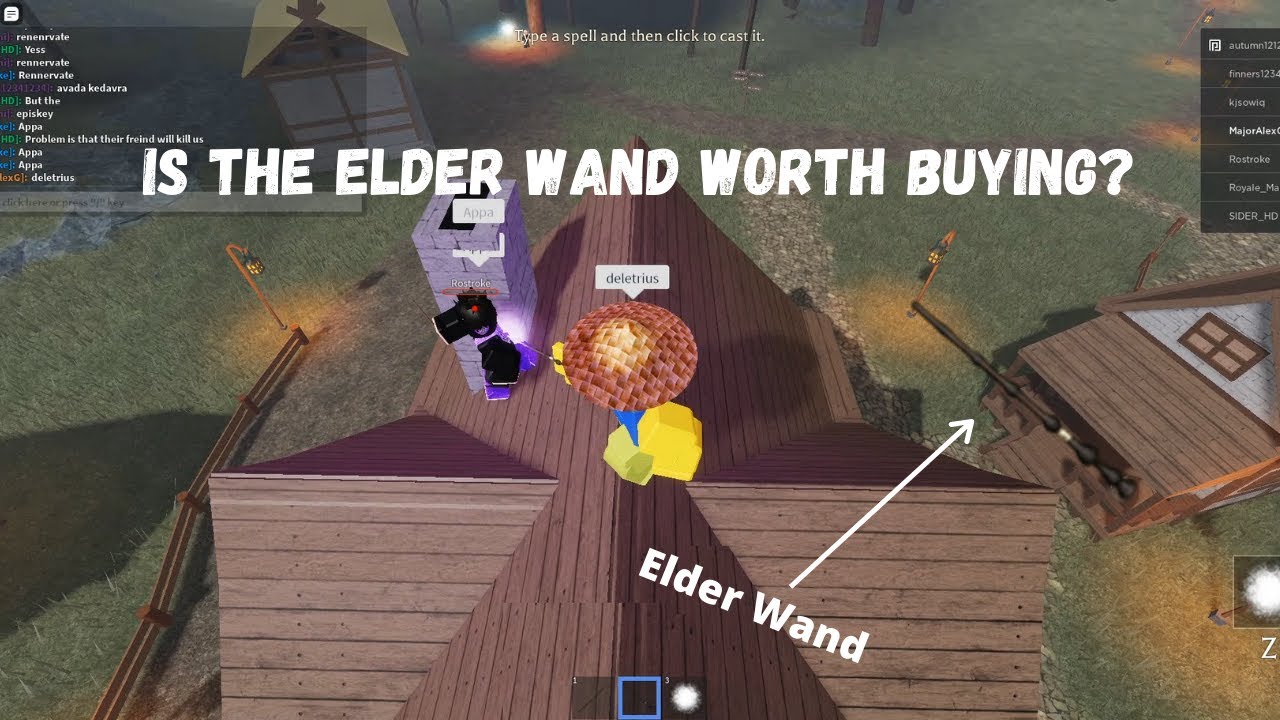 Roblox's Magic Training - Is the Elder Wand Worth Buying? - YouTube
