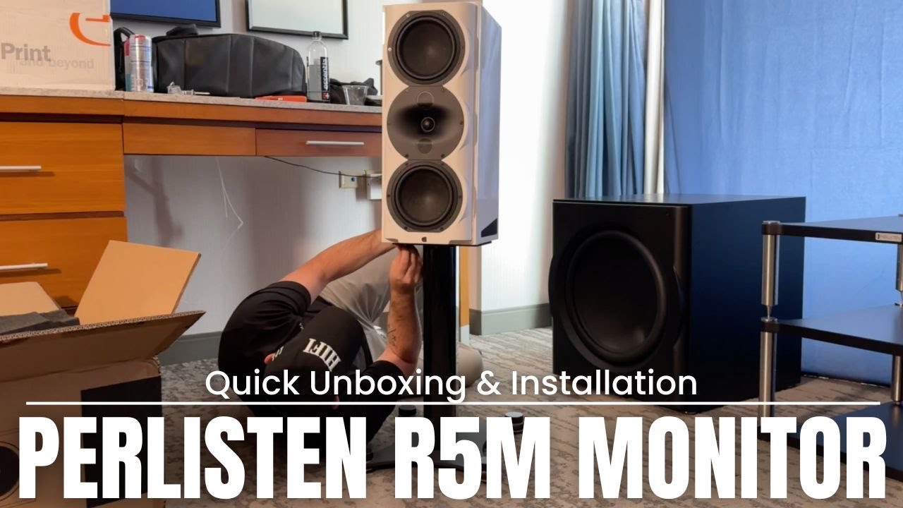 Perlisten Audio R5m Monitor Speaker Unboxing - YouTube