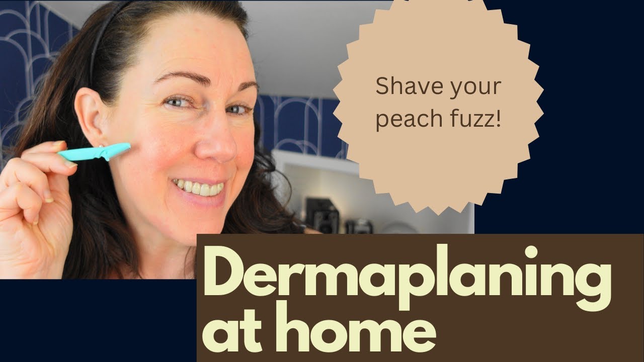 Dermaplaning DIY tutorial – shave your face at home, remove peach fuzz ...