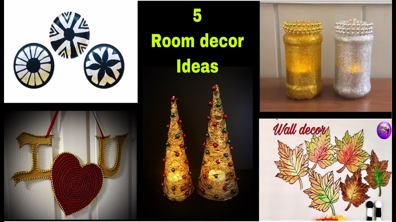 5 Easy room decor | craft idea | craft angel - YouTube