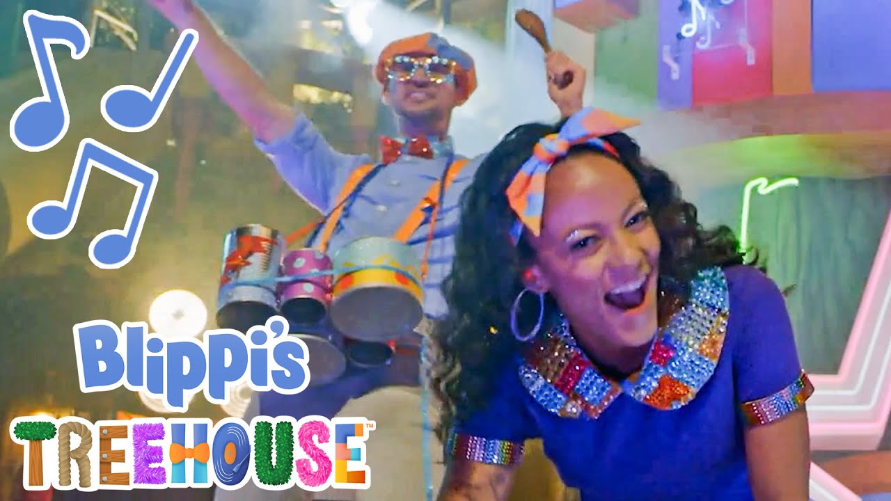Rock Band (Shake it Together) | BLIPPI'S TREEHOUSE | Amazon Kids+ ...
