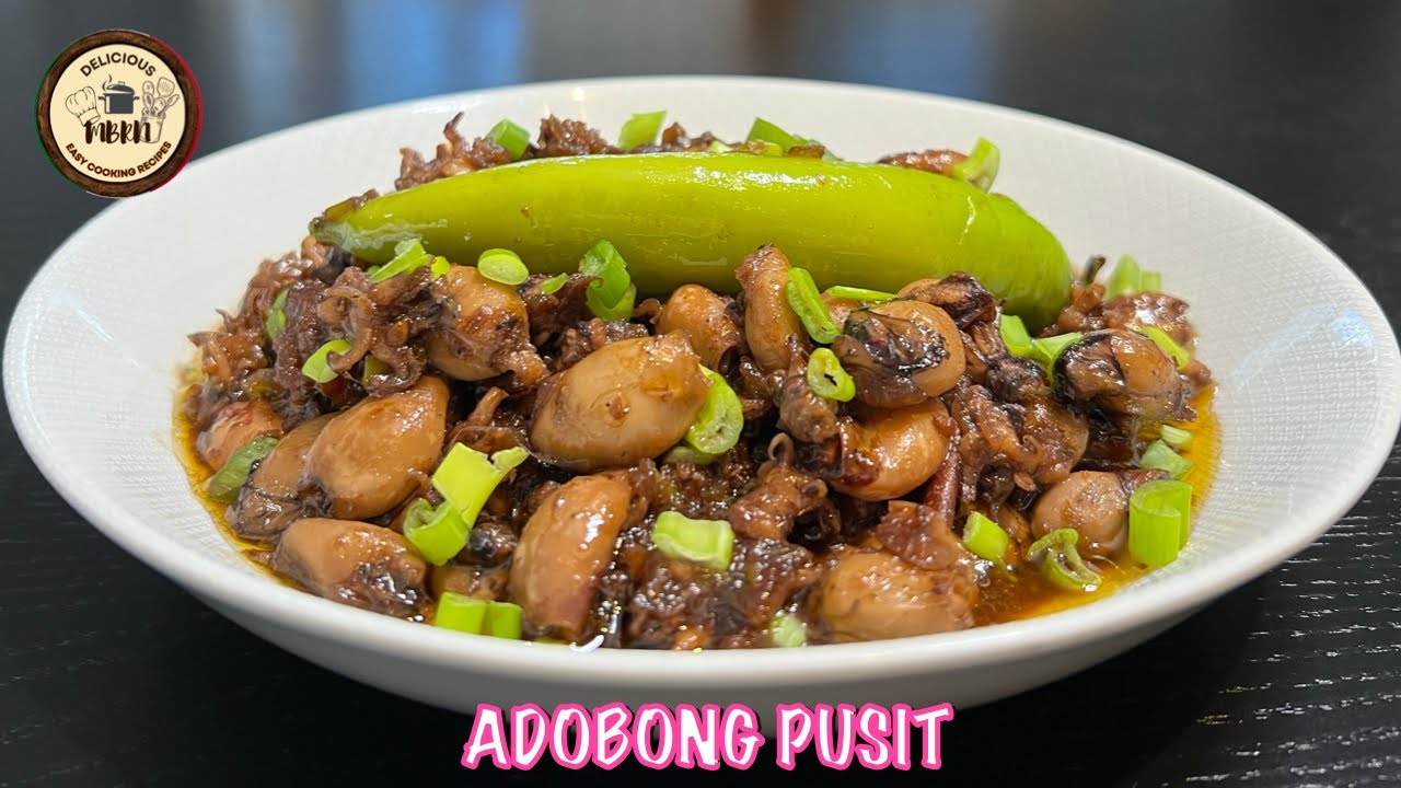 How to Cook Adobong Pusit | Filipino Squid Adobo - YouTube