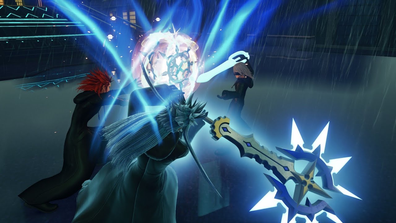 【KH3 Mod】サイクス&アクセルvsリク / Saix & Axel vs Riku - YouTube