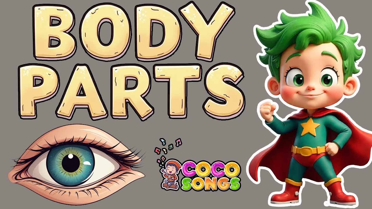 Educational Baby Video | Learn Body Parts with CoCo Kids Songs ...