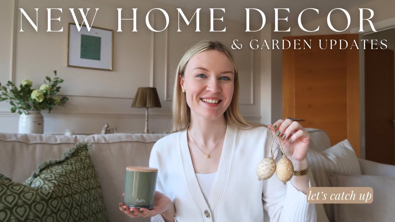 HOME DECOR & SPRING GARDEN UPDATE | let's catch up - YouTube