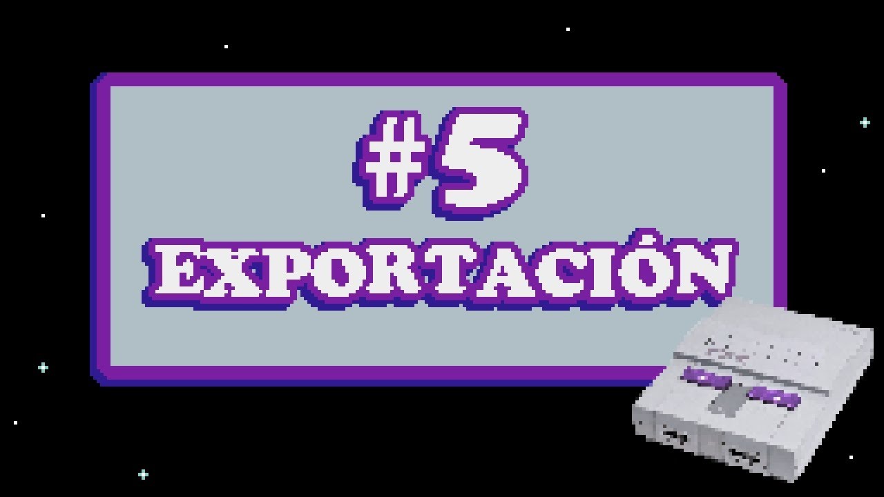 EXPORTACIÓN - SNES GSS TRACKER - #5 - TUTORIAL EN ESPAÑOL - YouTube