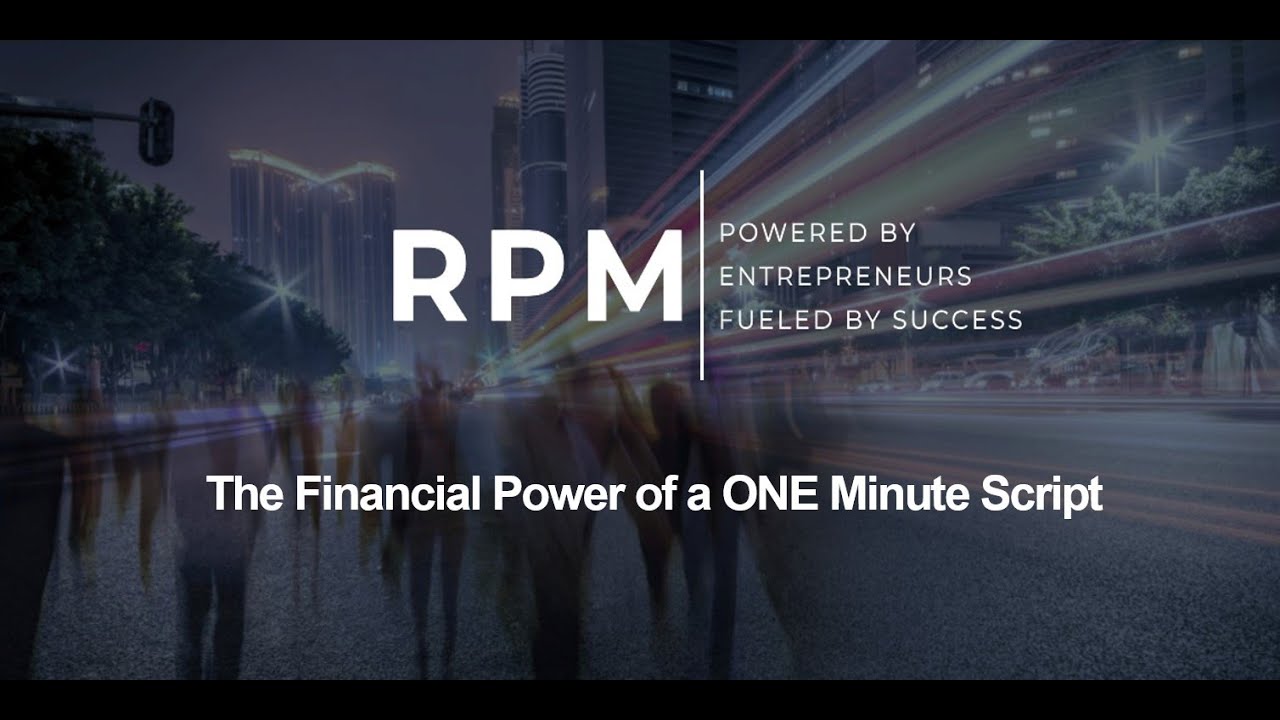 The ONE Minute Script to Rocket your Business with RVP Jason Bergman ...