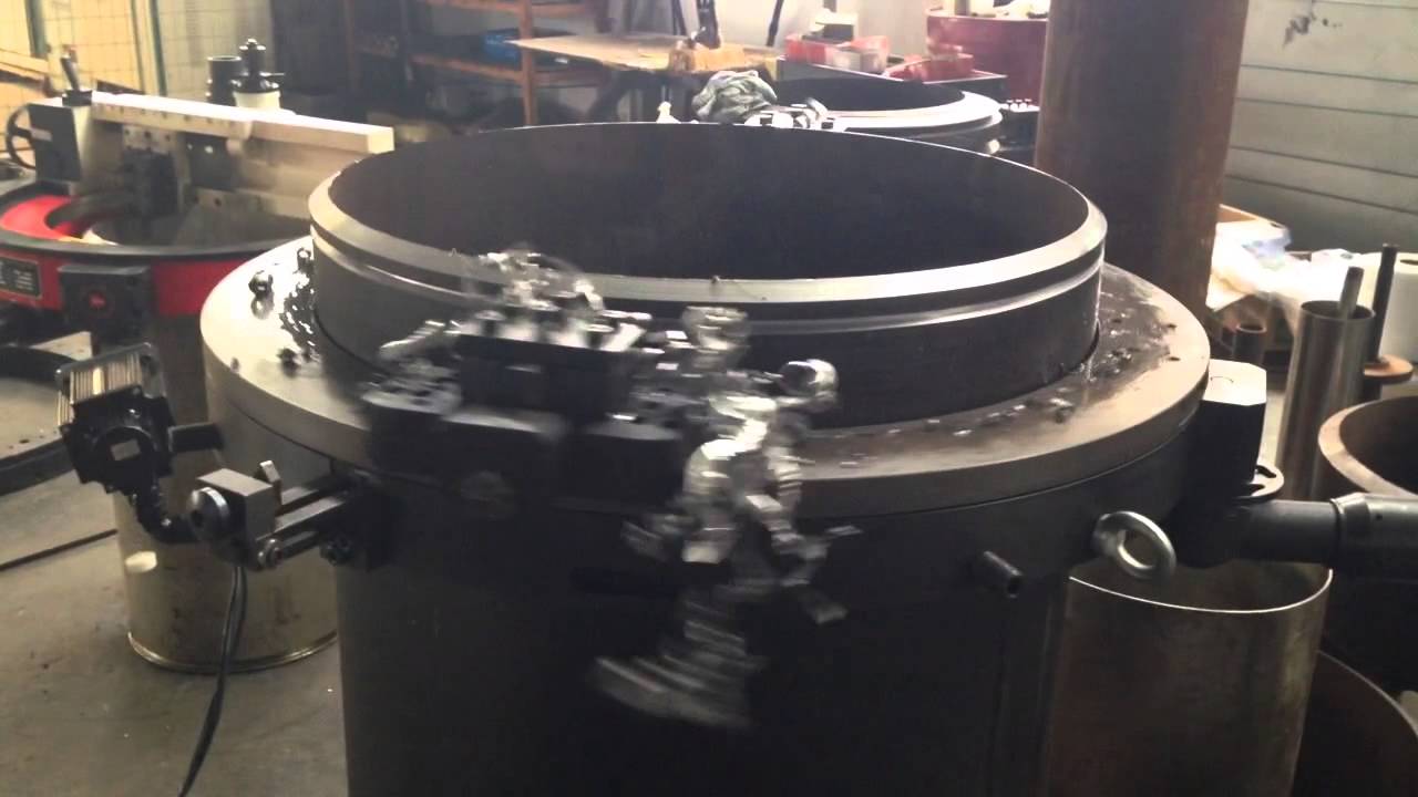 ISF-610 Pipe Cutting and Beveling Compound Bevel Weld Prep Flange Facing Clam Shell LCSF (1 ...