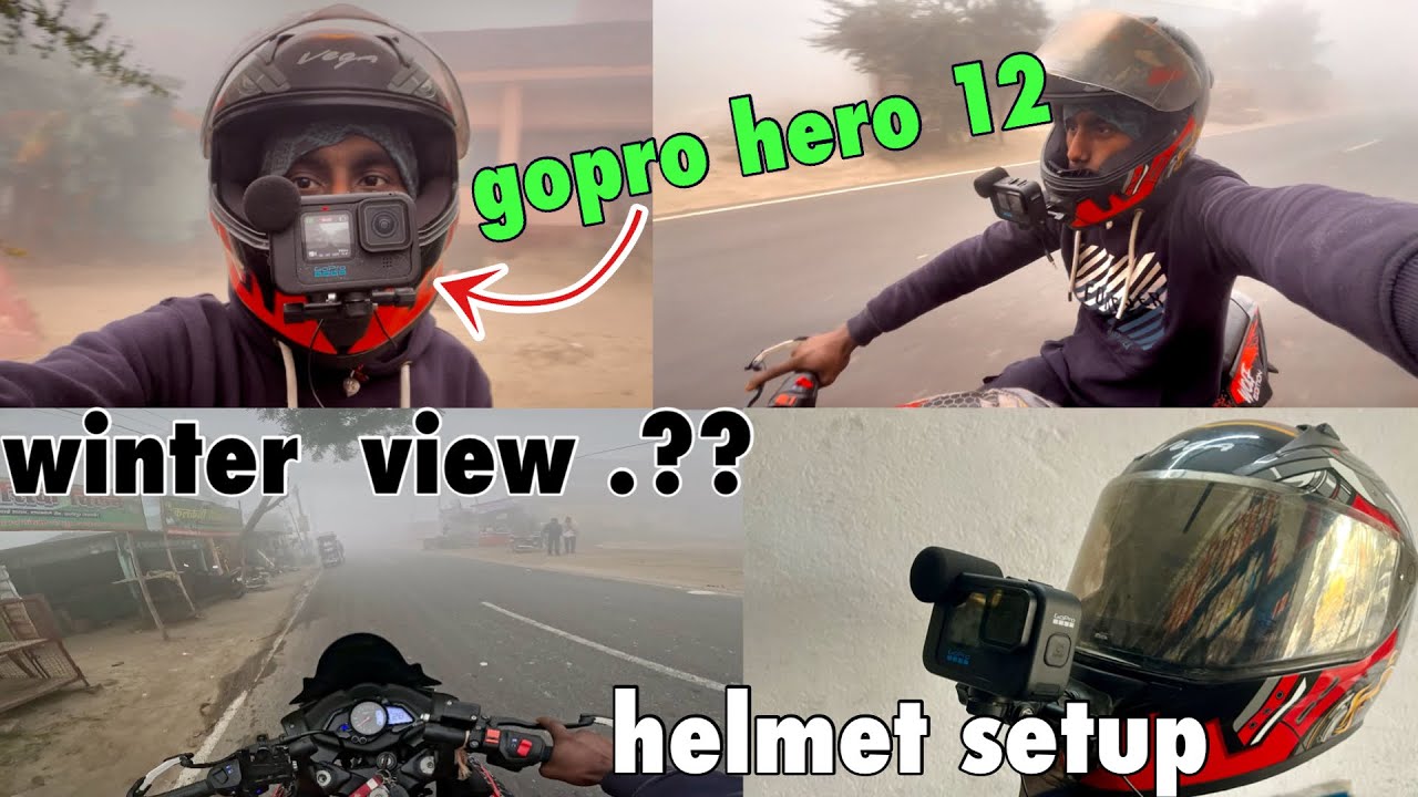 Best Camera For Motovlogging | Gopro Hero 12 motovlogging in winter ...