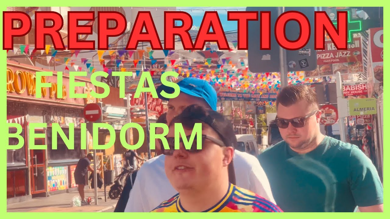 Benidorm today Ready for the fiesta Benidorm 🌆😍8 November Benidorm ...