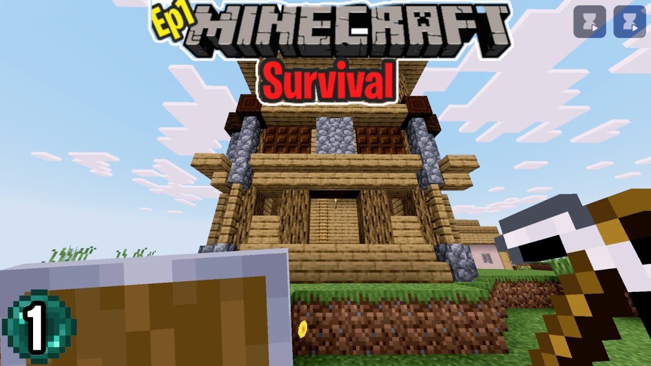 Minecraft But I started My New Survival Series ||Mr.Rony|| Minecraft ...