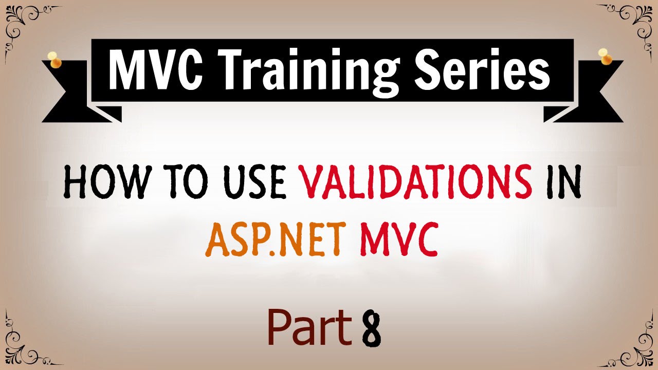 Mvc Validations Youtube