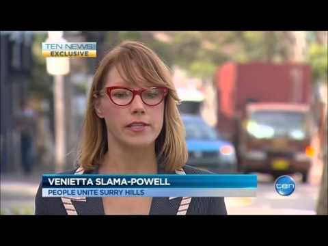 Ten News Sydney - Surry Hills residents angry about above-ground light ...