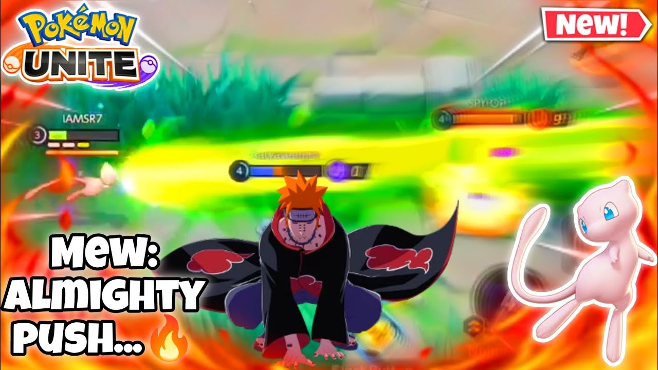 MEW: Almighty Push....🔥 | Pokemon Unite | IAMSR7 GAMING 🤩 - YouTube