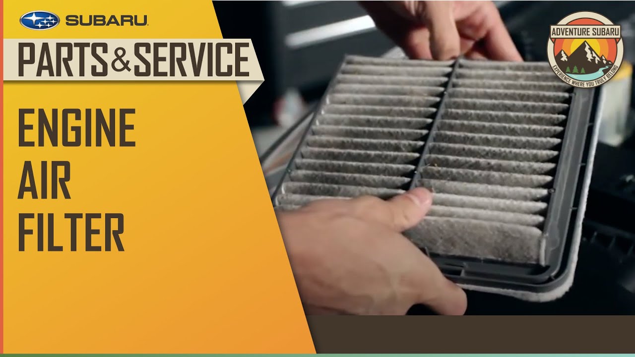 Subaru Parts and Service: Engine Air Filter - YouTube