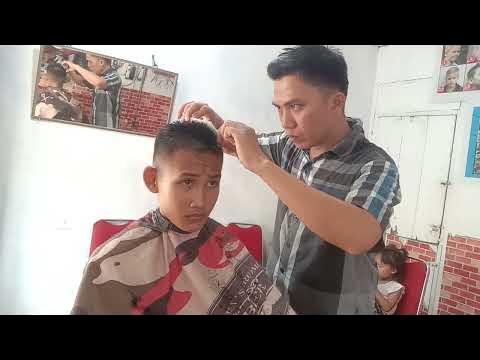 Tutorial cukur rambut anak sekolah #💈 ️ - YouTube