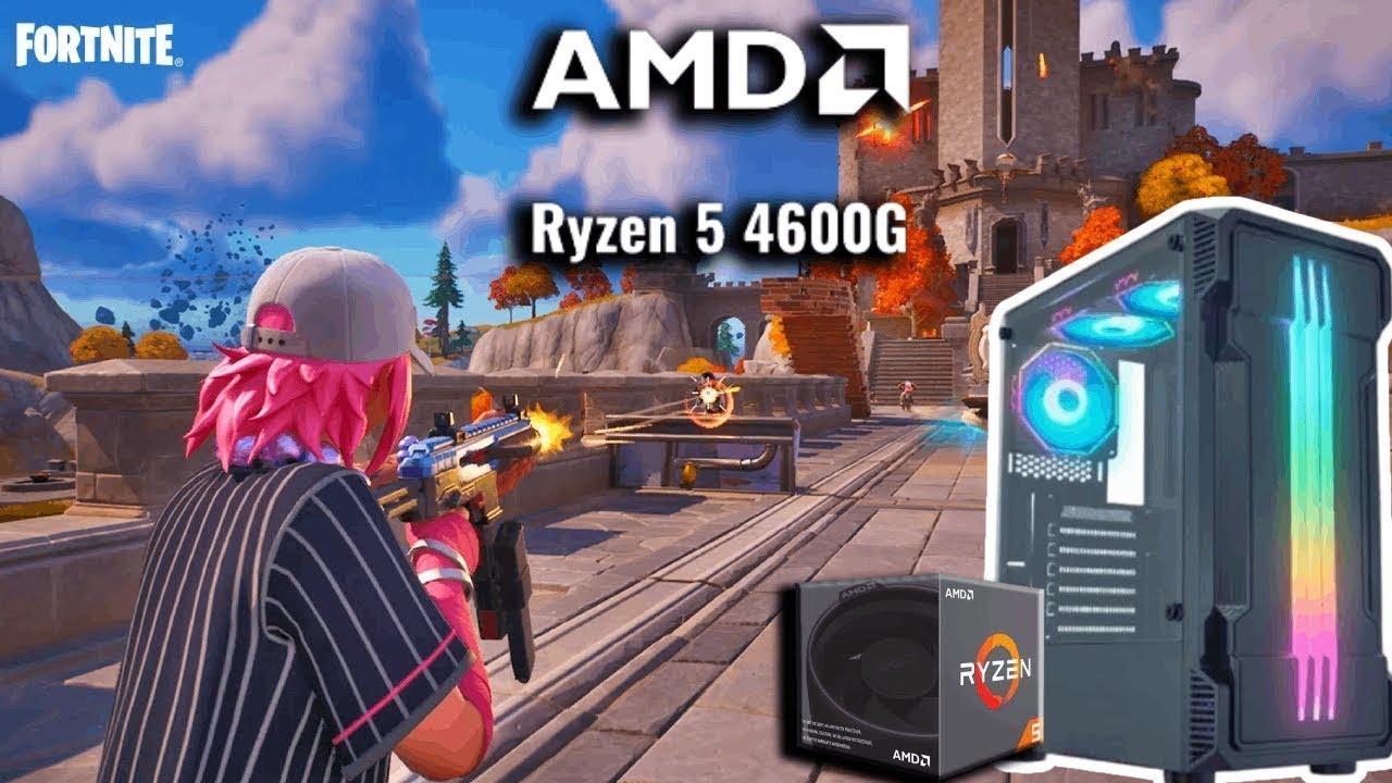 FORTNITE - AMD Ryzen 5 4600G + 8Gb Ram Vega 7 | teste em 720p (low ...