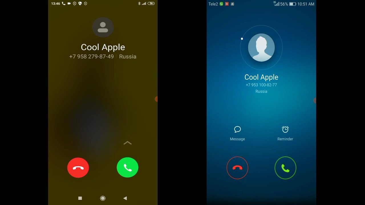 Xiaomi Redmi 6A vs HONOR 6 screen recorder/ Incoming calls - YouTube