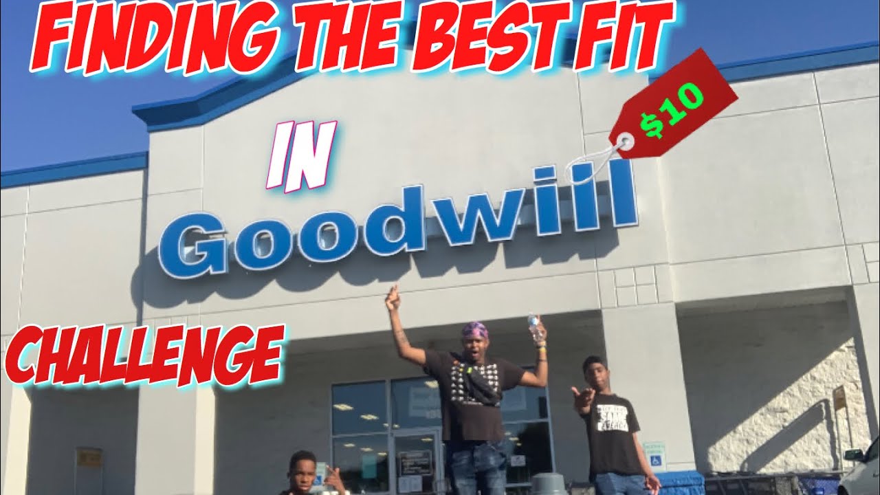 Who can find the best outfit in goodwill challenge (Fail*) - YouTube