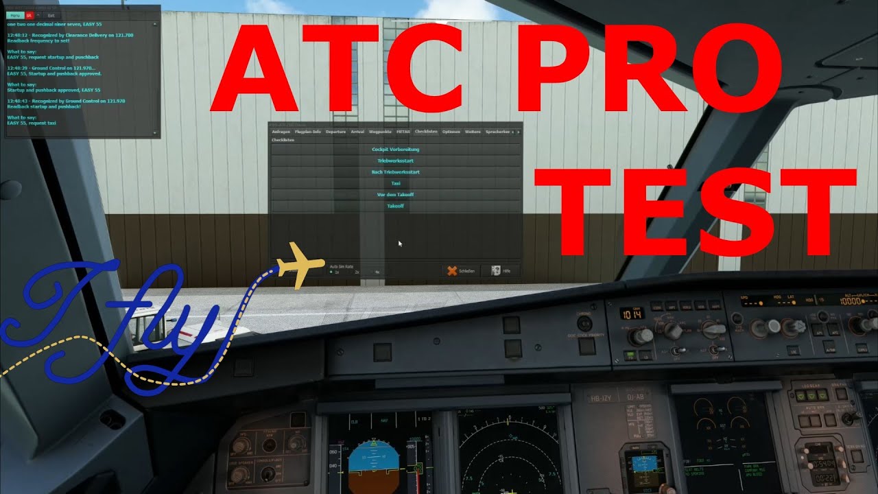 MSFS | PRO ATC TEST | FIRST TRY | FENIX A320 | POSITIV AND NEGATIV ...