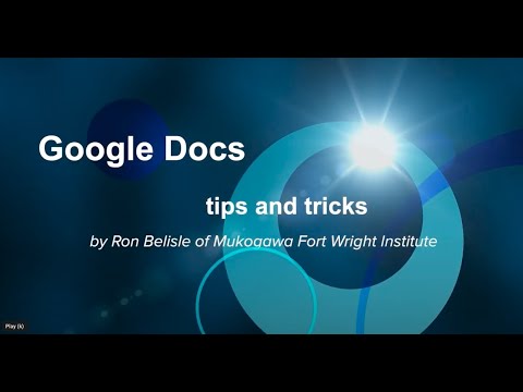 Google Docs tips and tricks - YouTube