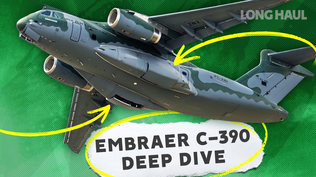 What To Know About Embraer’s C-390 Millennium Military Transport - YouTube