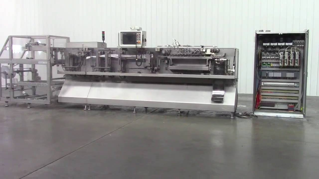 Bossar B2500 D3E Horizontal Form Fill Seal Machine C6950 - YouTube