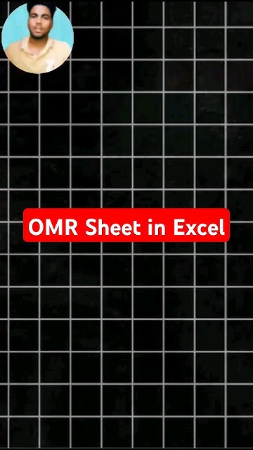 Easy way to Create OMR Sheet in Excel 🔥#winword #excel #computer #trending #shortcut #exceltips ...