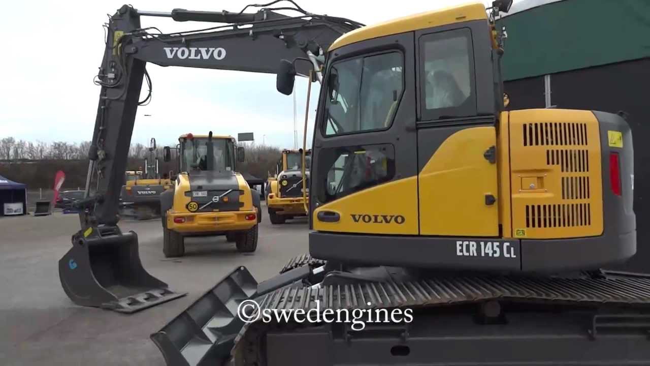 Volvo ECR145CL Walkaround - YouTube