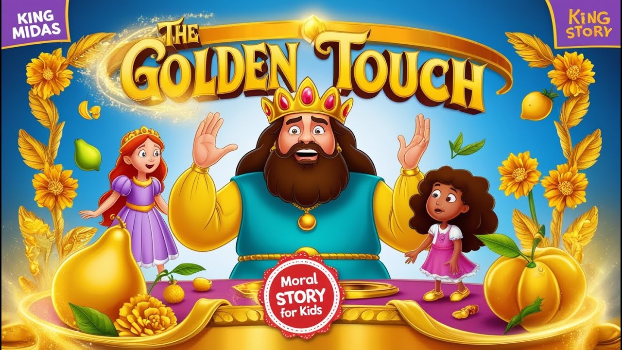 The Golden Touch | 3d Animated Story | KIDS ZONE - YouTube