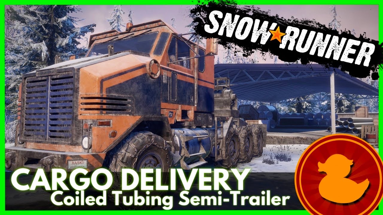 SNOWRUNNER ️ CRAZY DELIVERY 2!! ️Cargo Delivery - Delivering the Coiled ...