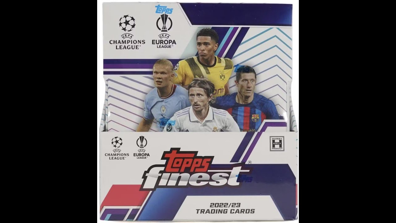 Serial # ~ 2022-23 Topps Finest UEFA Club Competitions Soccer 8 Box ...