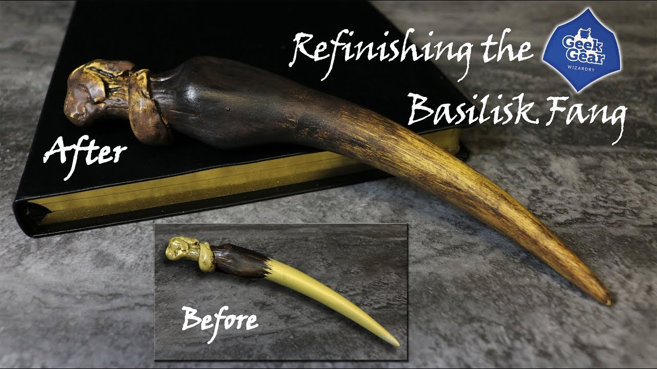 Refinishing my Basilisk Fang : Geekgear Wizardry : Chamber of Secrets ...