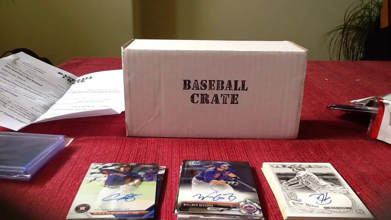 May Baseball Crate from The Card Crate! 3 ROOKIE AUTOS! - YouTube