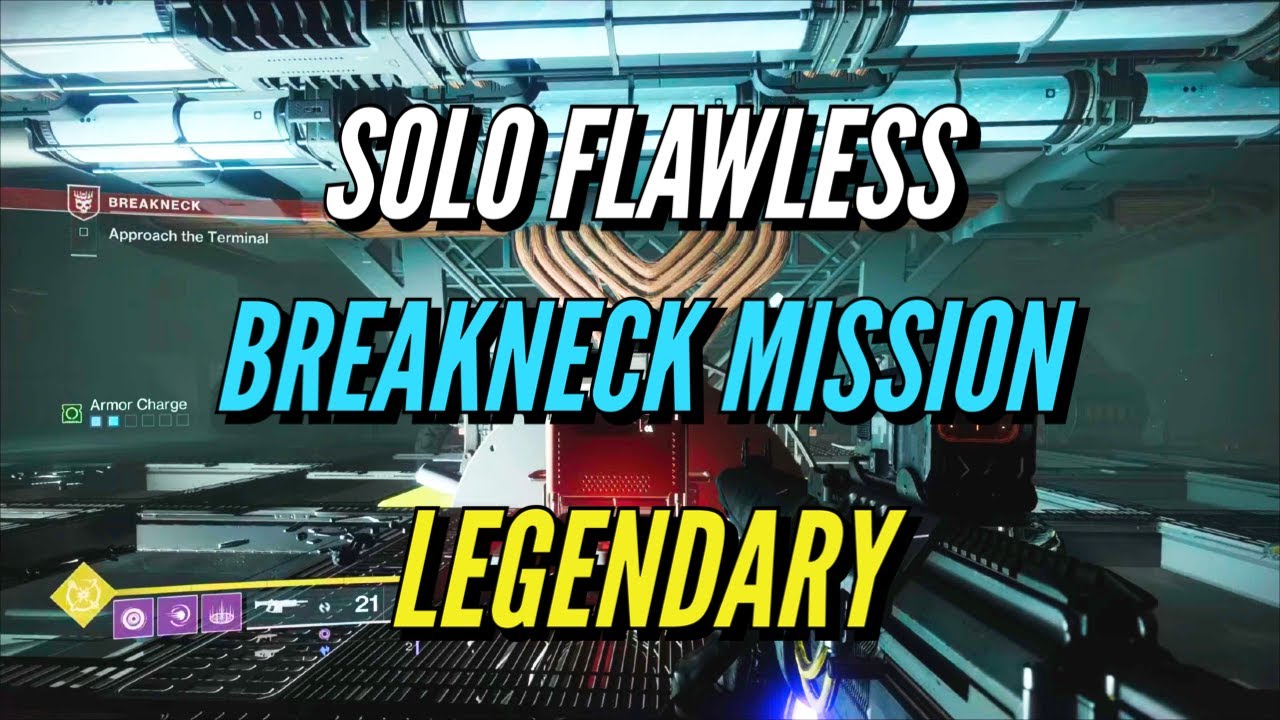 Solo Flawless Legendary “Breakneck” Lightfall Mission #4-Destiny 2 ...