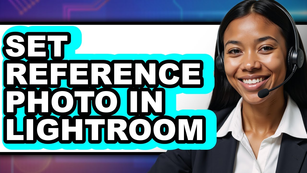 How to Set Reference Photo in Lightroom (only Way) - YouTube